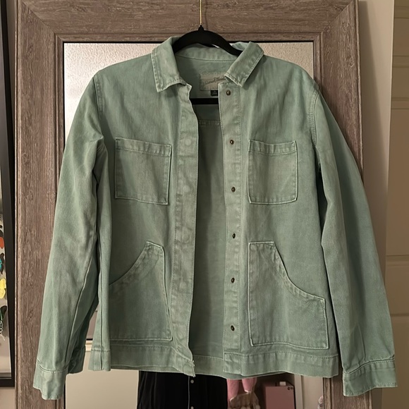 Universal Thread | Jackets & Coats | Universal Thread Teal Denim Jacket ...